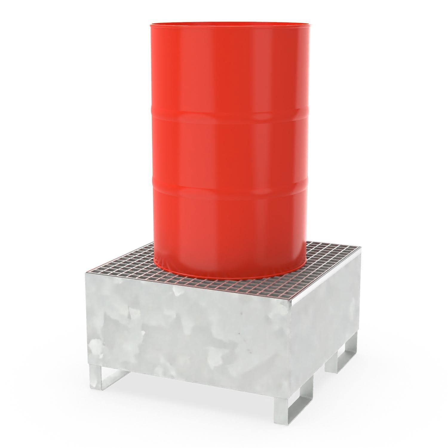 Auffangwanne für 2 x 200 l Fässer gemäß WHG - MEILLER